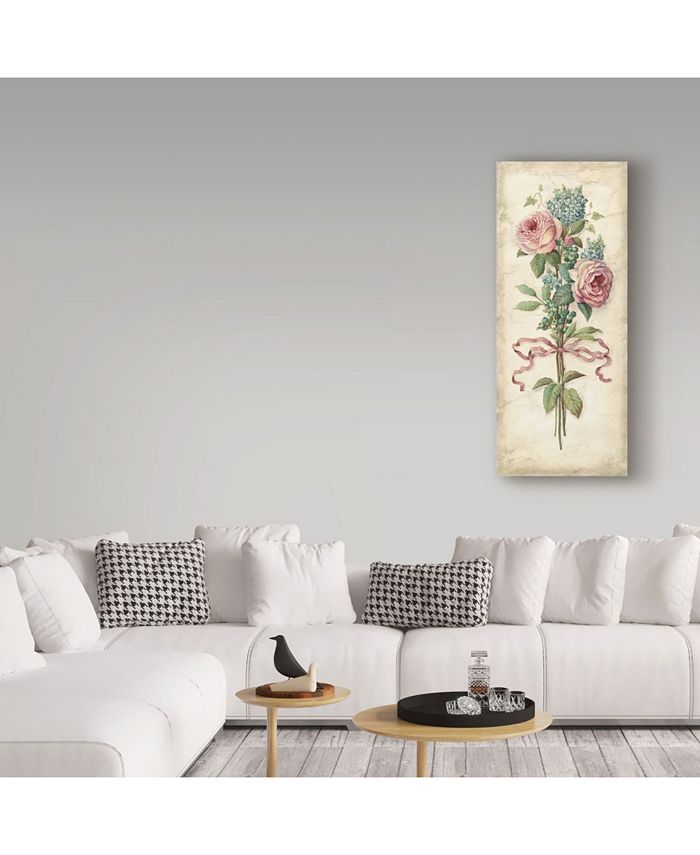 Trademark Global Lisa Audit 'Rose Bouquet 1' Canvas Art - 10" x 24 ...