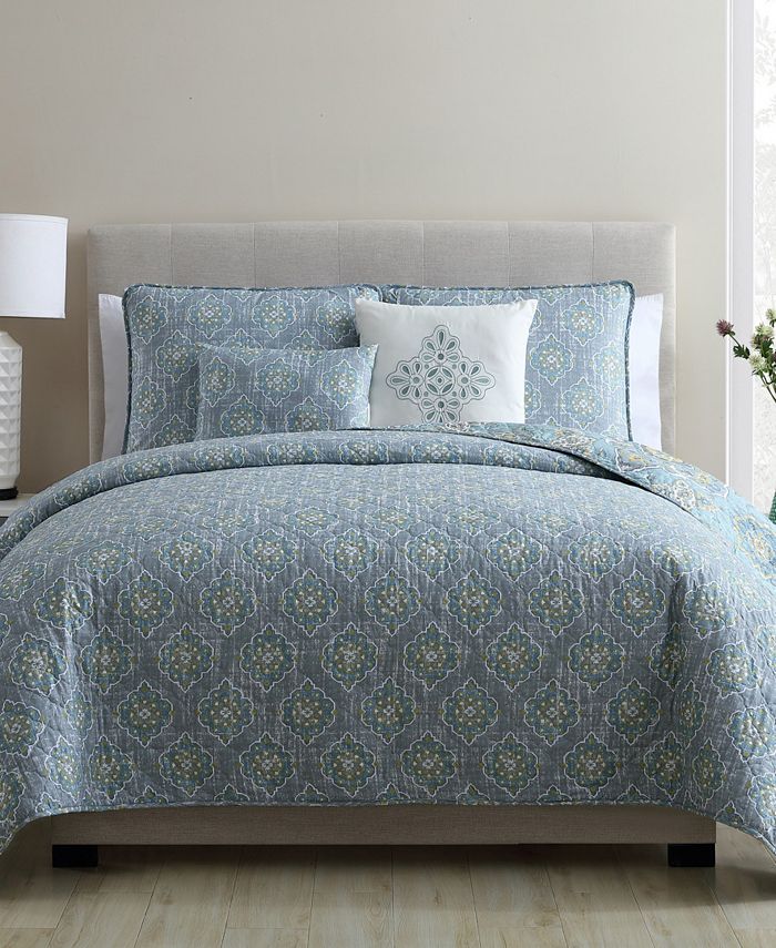VCNY Home Riya 5PC Queen Quilt Set - Macy's
