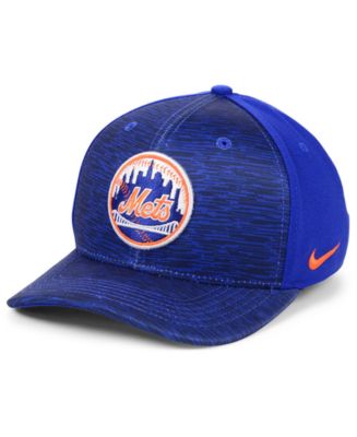 Nike New York Mets Velocity Swooshflex Stretch Fitted Cap - Macy's