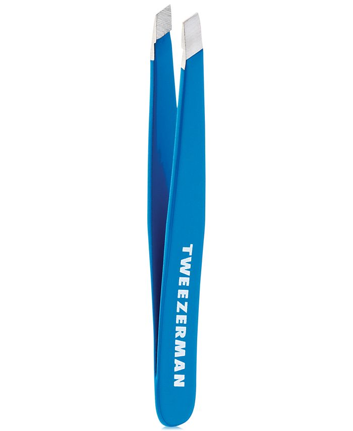 Tweezerman Blue Mini Slant Tweezer - Macy's