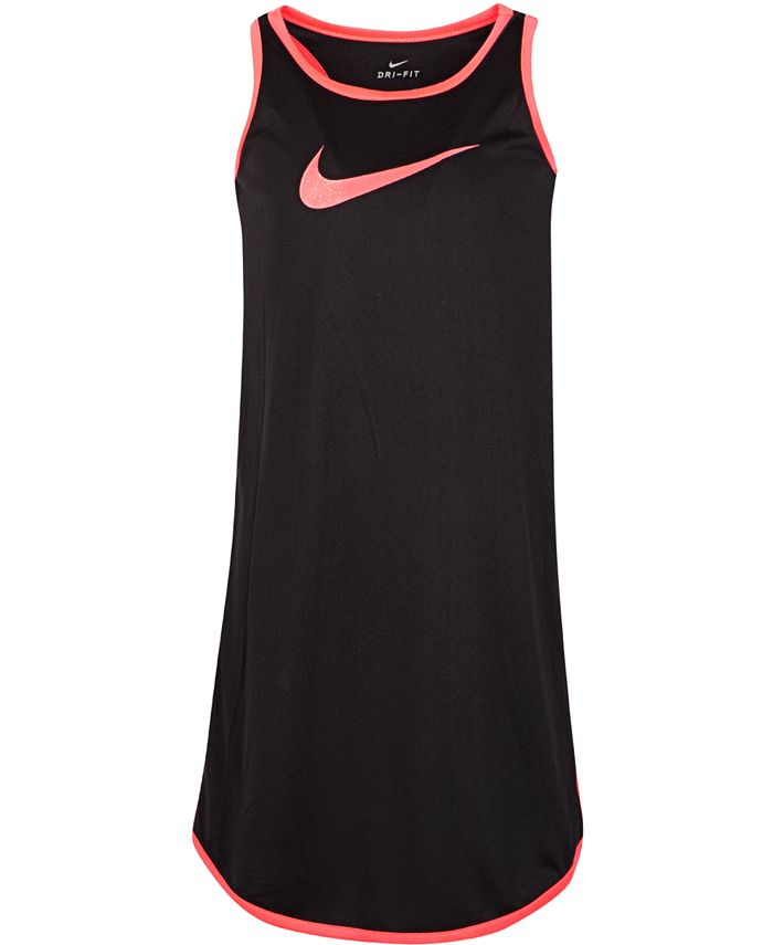 Nike Toddler Girls Modern-Fit Dri-FIT Logo-Print Racerback Dress - Macy's