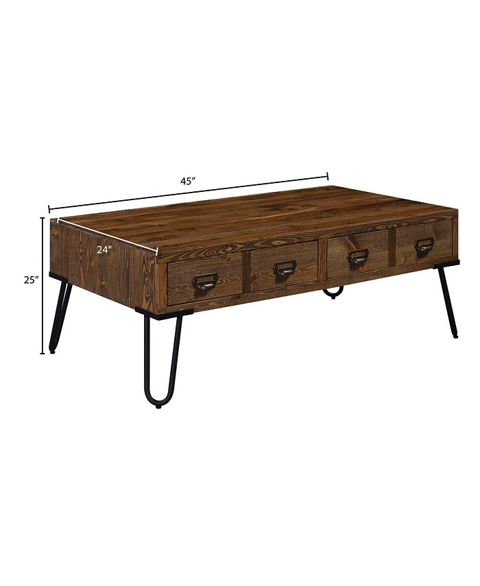 Serta Bryant Rectangular Coffee Table - Macy's