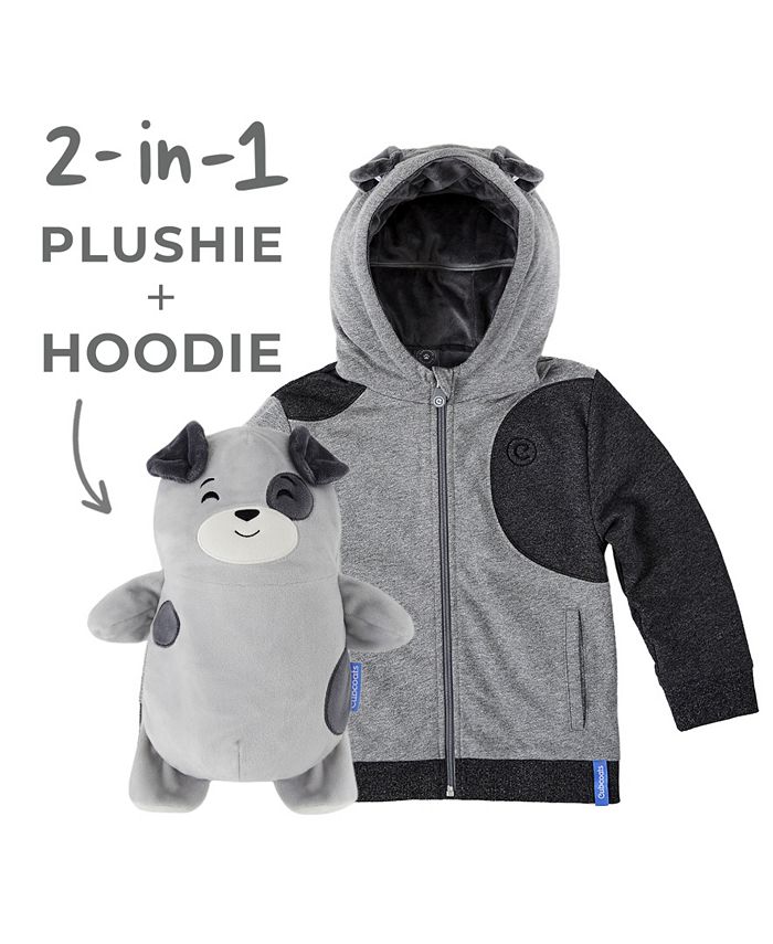 Cubcoats Toddler and Big Pimm The Puppy 2-in-1 Stuffed Animal Hoodie ...