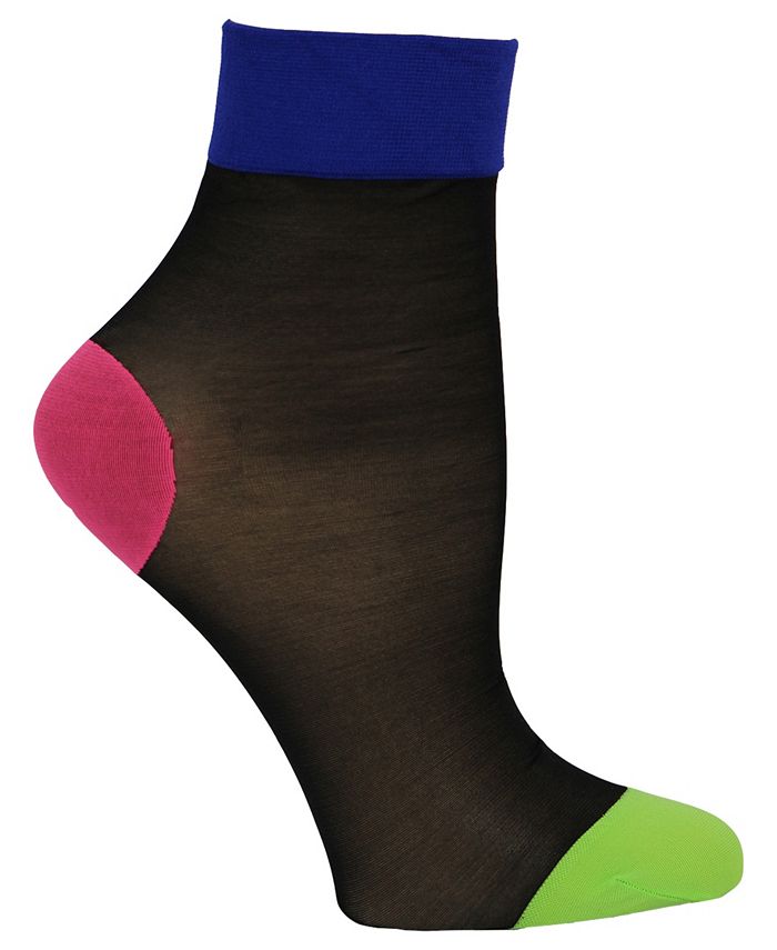 Steve Madden Women's Single Sheer Anklet Sock, Online Only - Macy's