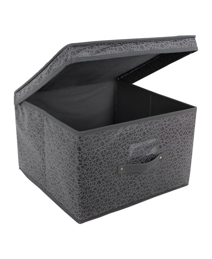 Kennedy International Simplify Embossed Nest Jumbo Storage Box - Macy's