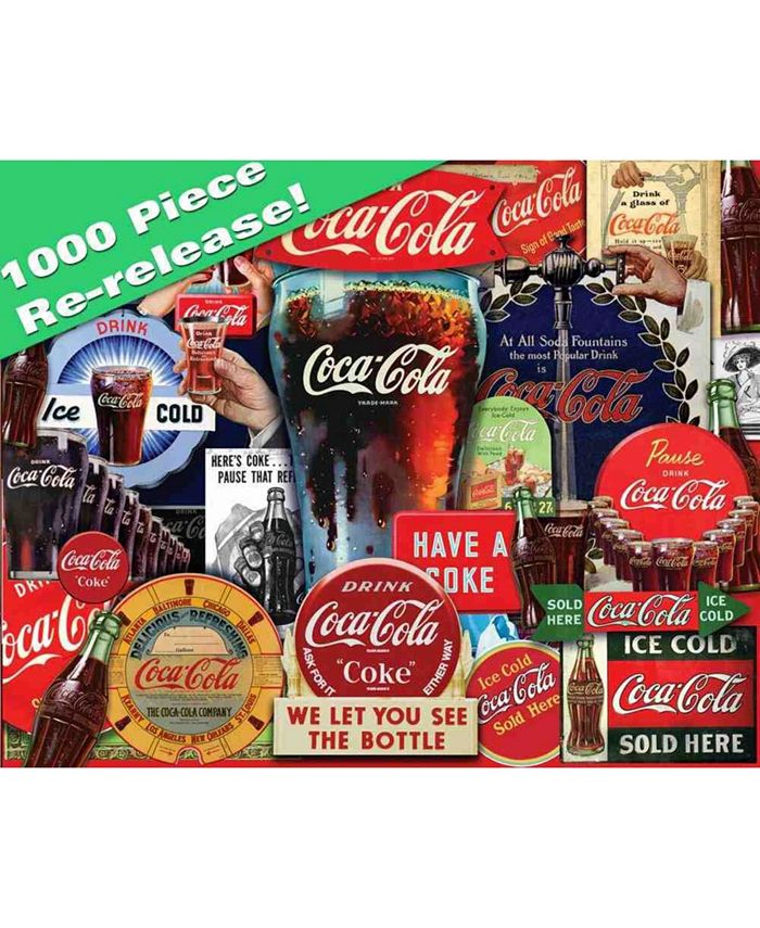 Springbok Puzzles Coca-Cola Decades of Tradition 1000 Piece Jigsaw ...