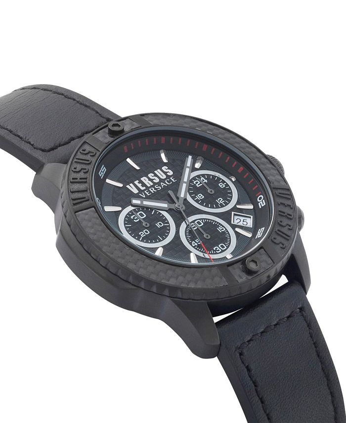 Versus by Versace Versus Men's Black Strap Watch 22mm - Macy's