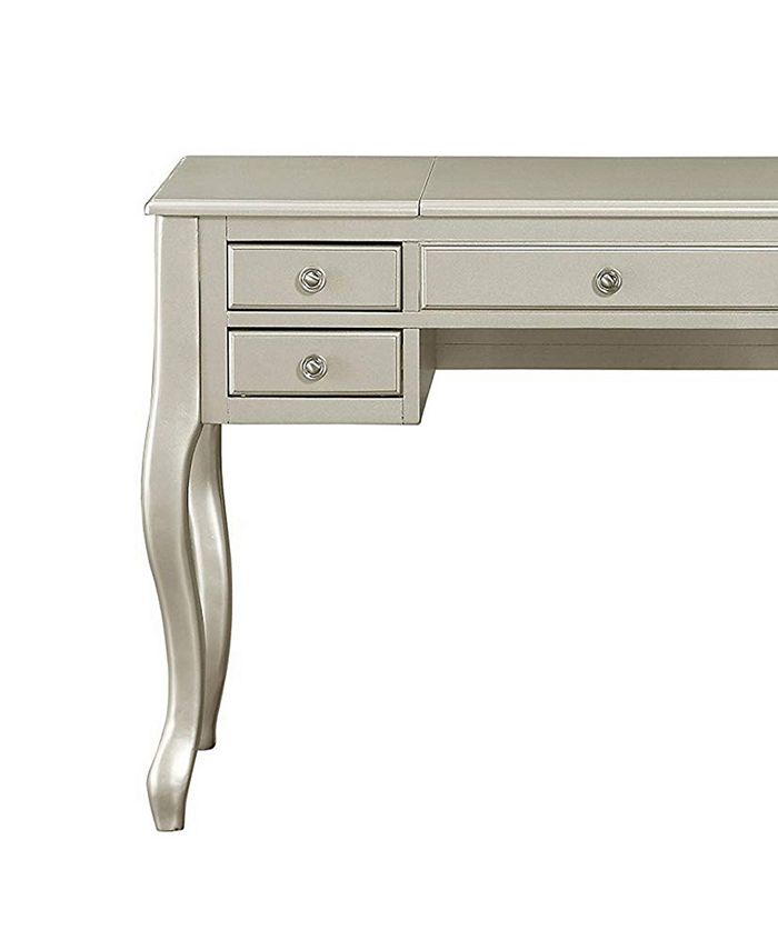 Benzara Vanity Set Featuring Stool And Mirror - Macy's