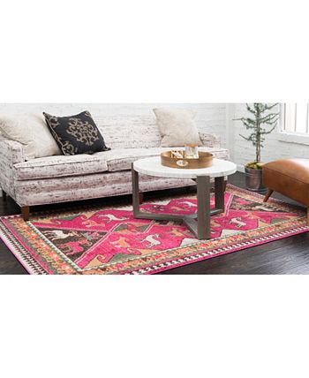 Bayshore Home CLOSEOUT! Arcata Arc7 Pink 4' x 6' Area Rug - Macy's
