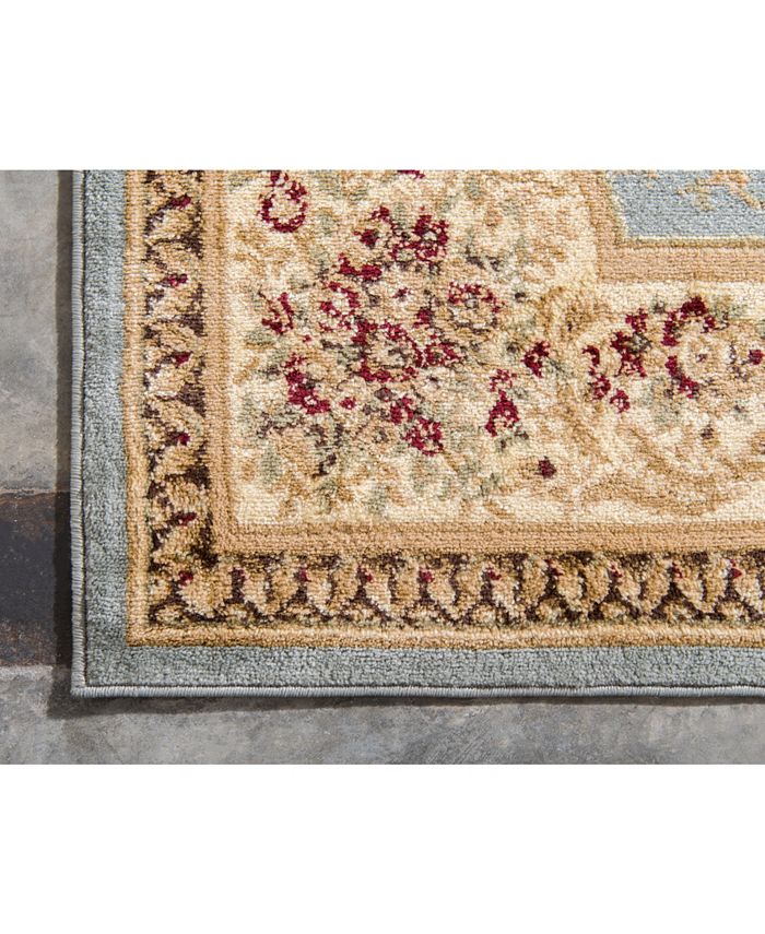 Bayshore Home Belvoir Blv4 Light Blue 2' 7" x 10' Runner Area Rug - Macy's