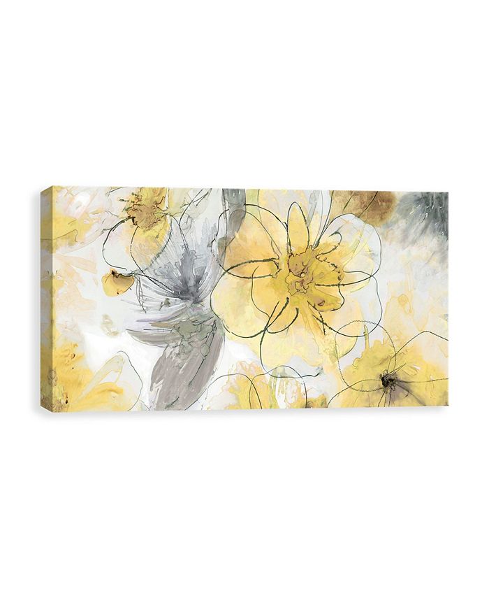 Artissimo Designs Pretty In Yellow Printed Canvas - Macy's