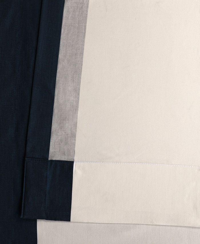 Exclusive Fabrics & Furnishings Panama Vertical Colorblock Panel, 50" x ...