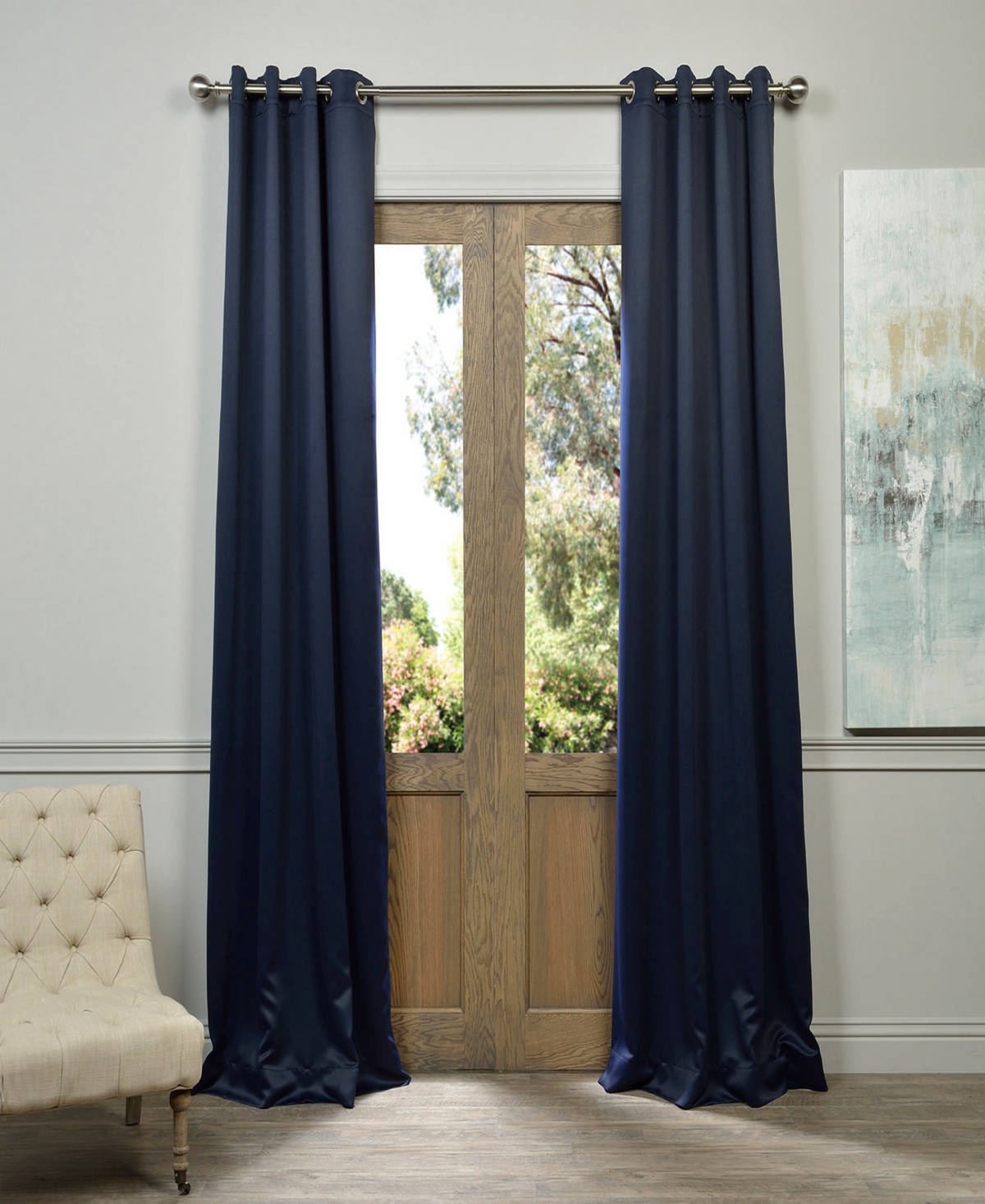Click here for Half Price Drapes Grommet Room Darkening Curtain -... prices