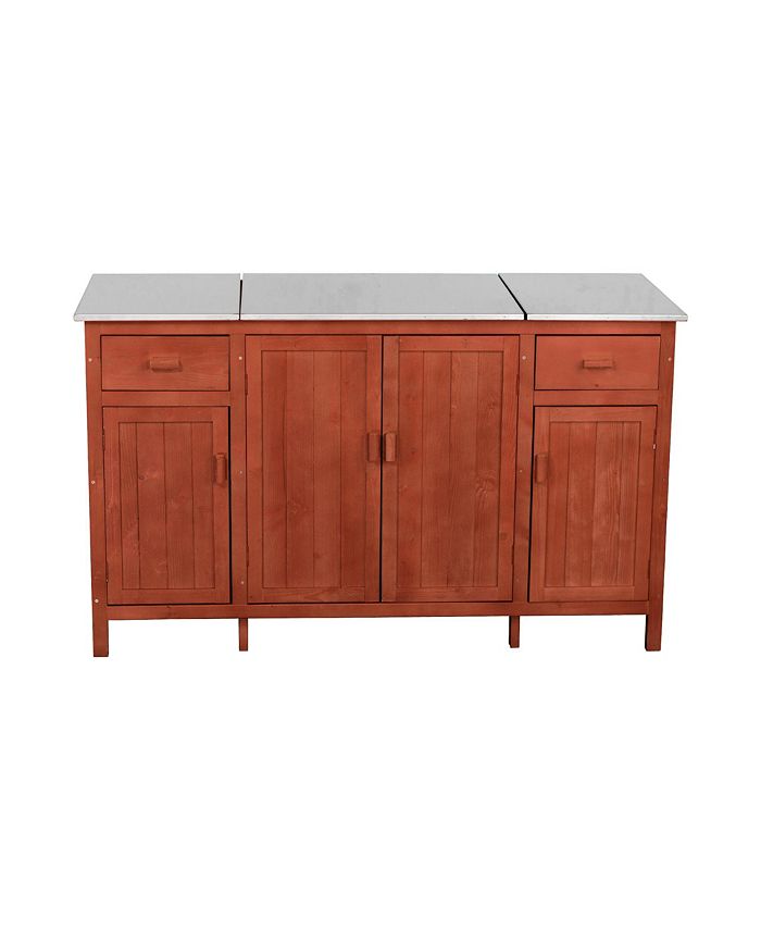 Leisure Season Buffet Server with Cooler Compartment - Macy's