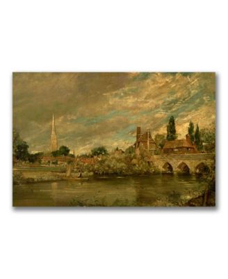 John Constable 'The Bridge of Harnham' Canvas Art - 24" x 16" - Macy's