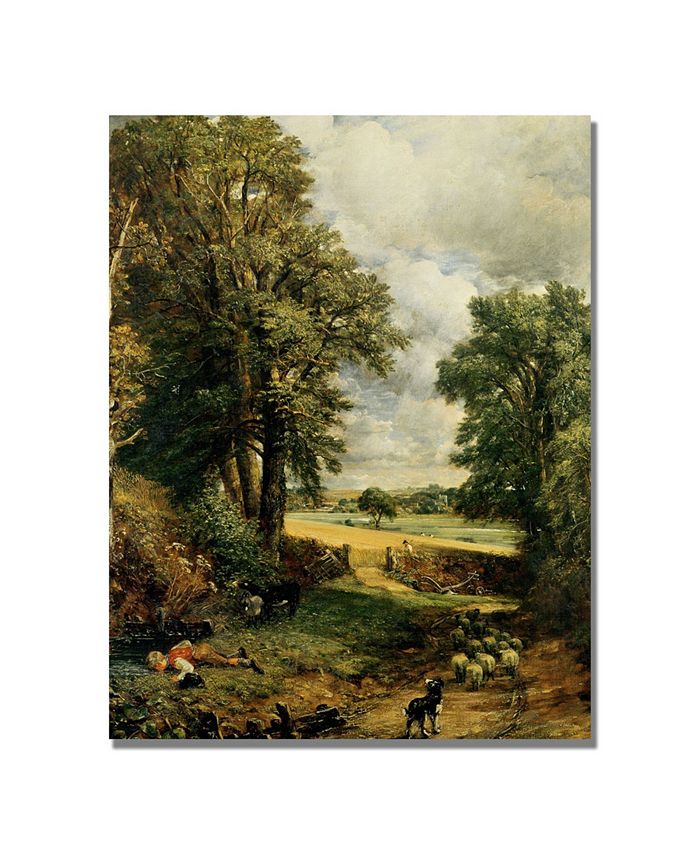 Trademark Global John Constable 'The Cornfield' Canvas Art - 47" x 35 ...