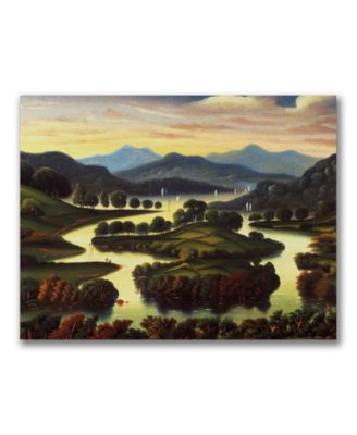 Thomas Chambers 'Landscape' Canvas Art - 47" x 35" - Macy's