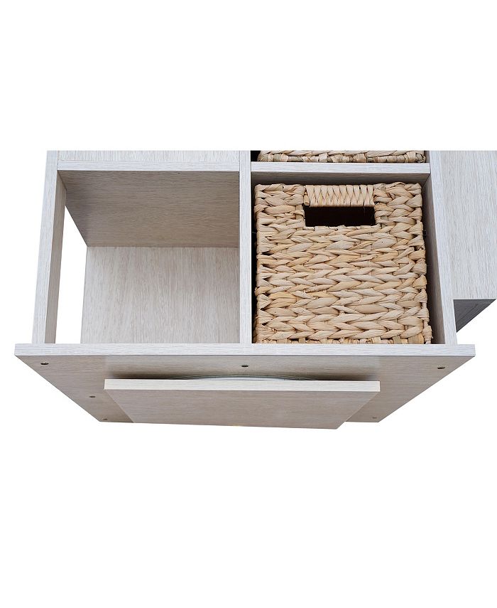 Gallerie Décor All in One Revolving Side Table, Quick Ship - Macy's