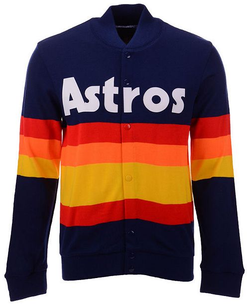 Mitchell & Ness Men's Houston Astros Authentic Sweater Jacket & Reviews ...