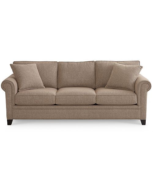 Furniture Banhart 90" Fabric Sofa, Created for Macy's & Reviews ...