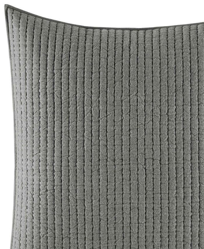 Vera Wang Ink Botanical European Sham - Macy's