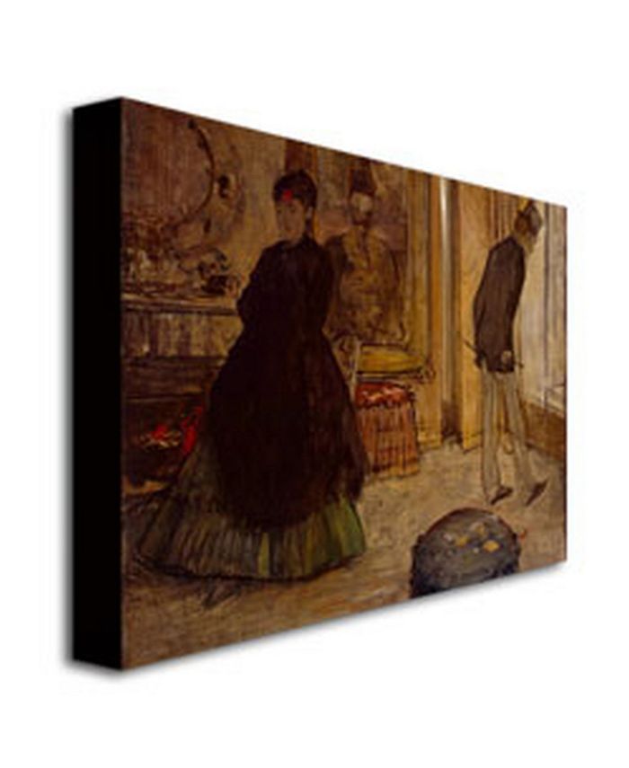 Trademark Global Edgar Degas 'Interior with Two Figures' Canvas Art ...