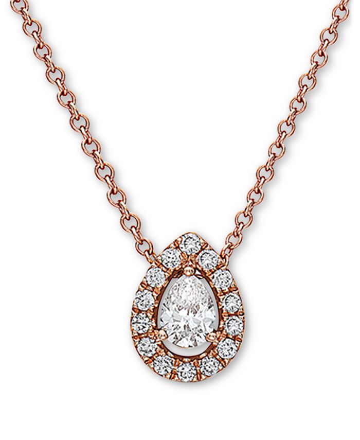 EFFY Collection EFFY® Diamond 18" Pendant Necklace (3/8 ct. t.w.) in ...