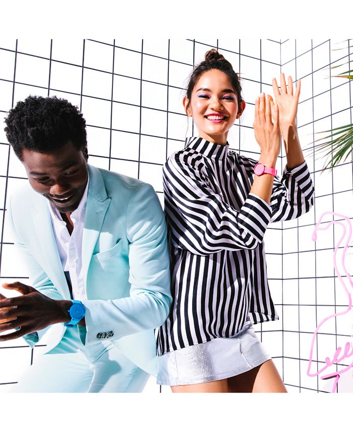 Skagen Aaren Kulor Neon Silicone Strap Watch 36mm - Macy's