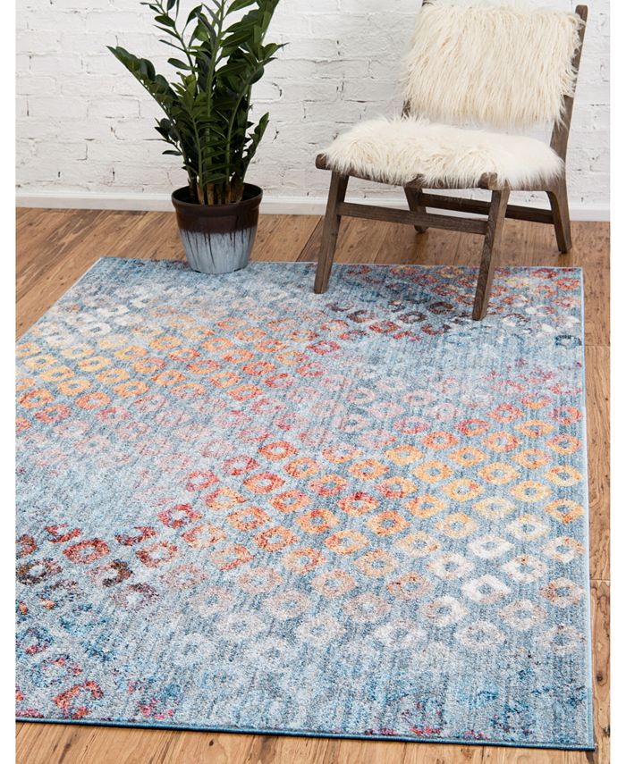 Bayshore Home Prizem Shag Prz2 8' x 11' Area Rug - Macy's