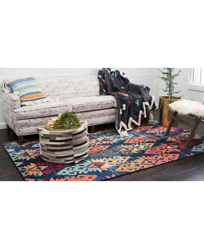Bayshore Home CLOSEOUT! Arcata Arc1 Navy Blue 9' x 12' Area Rug - Macy's