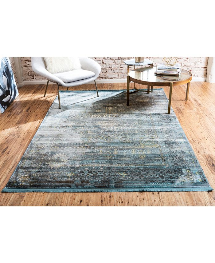 Bayshore Home Kenna Ken5 Dark Gray 10' x 13' Area Rug - Macy's