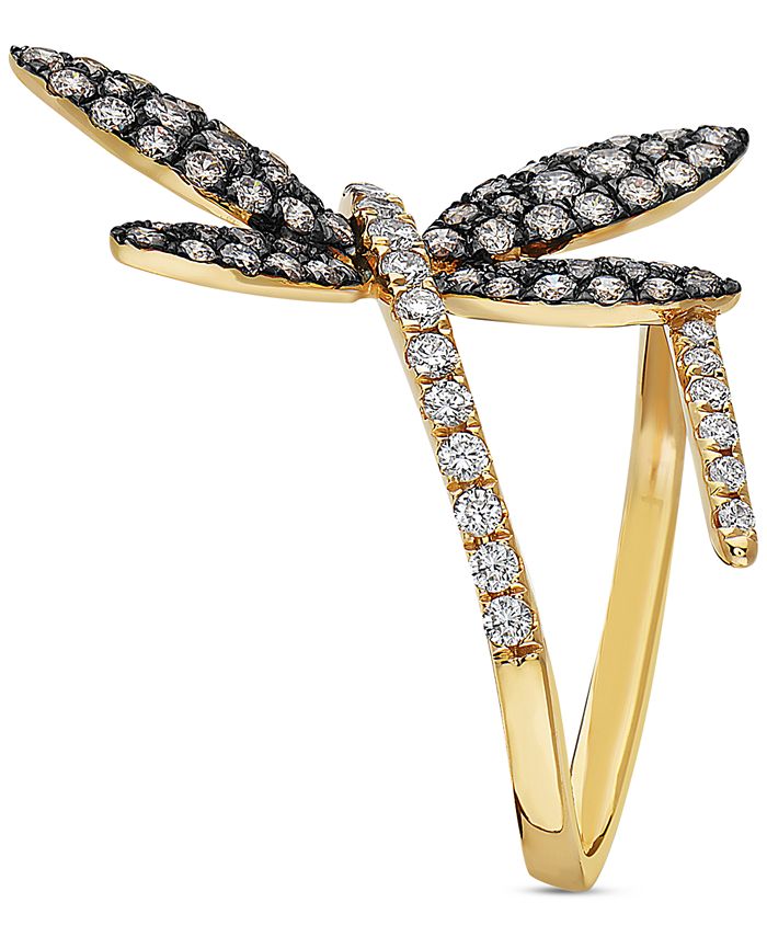 EFFY Collection EFFY® Diamond Butterfly Statement Ring (1-1/8 ct. t.w ...