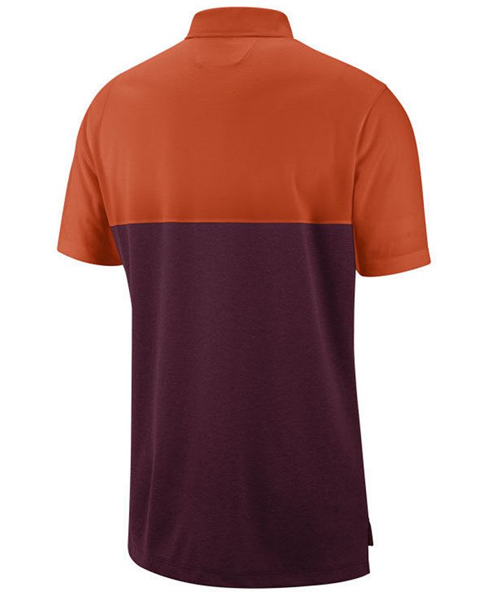 Nike Men's Virginia Tech Hokies Dri-Fit Colorblock Breathe Polo - Macy's