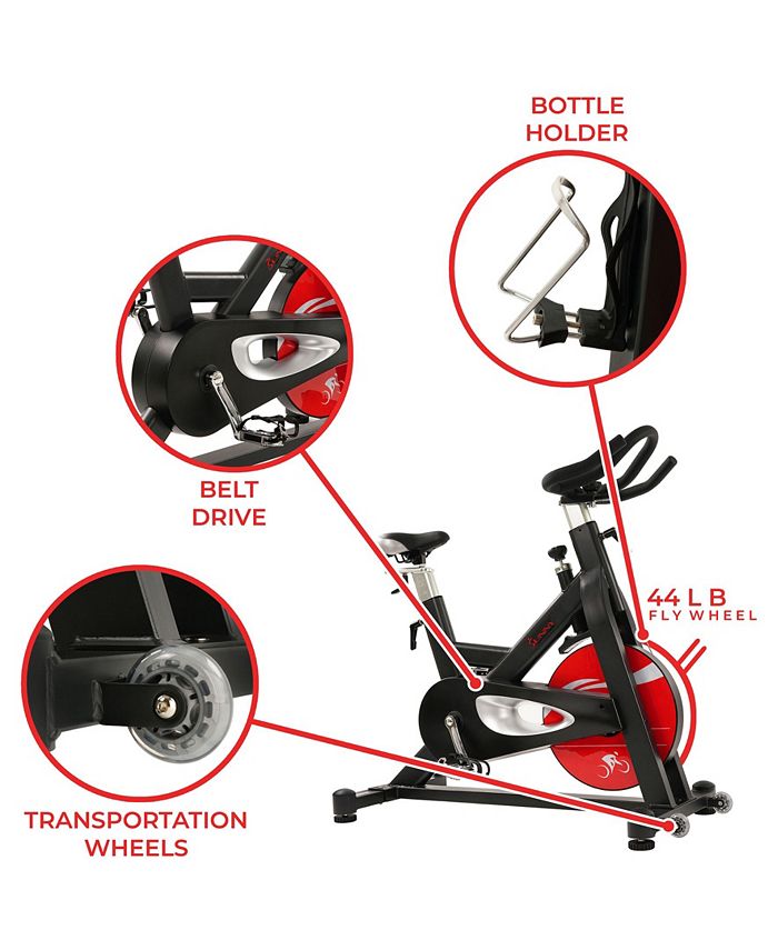 Sunny Health & Fitness Sunny Health and Fitness Evolution Pro Magnetic Belt Drive Indoor Cycling ...