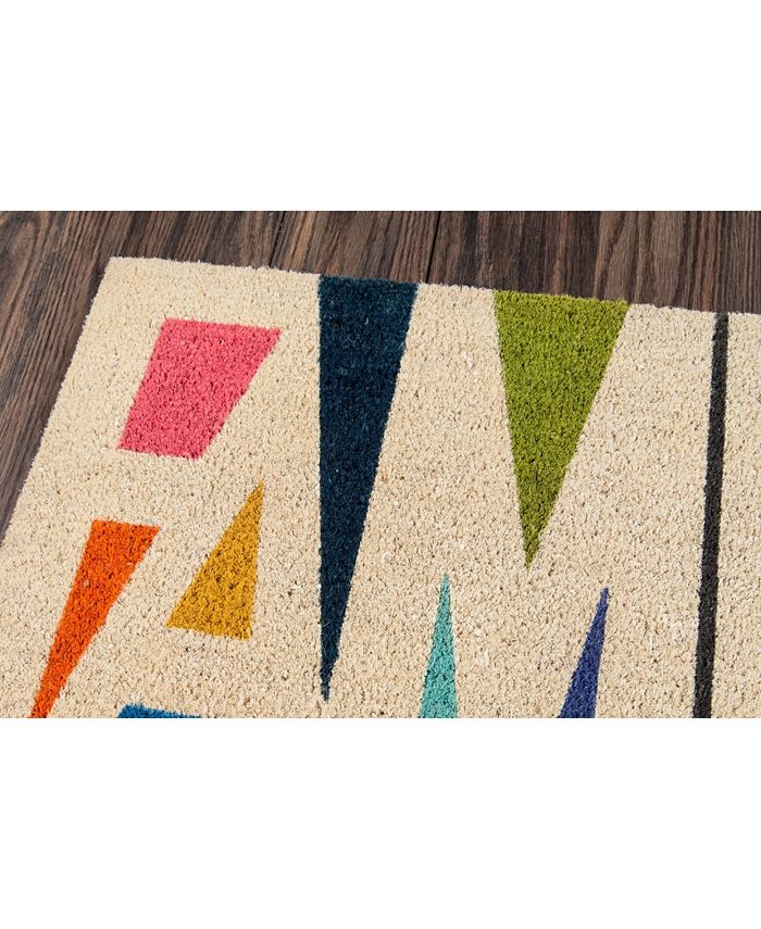 Novogratz Collection Novogratz Aloha Alo-1 Multi 1'6" x 2'6" Area Rug ...