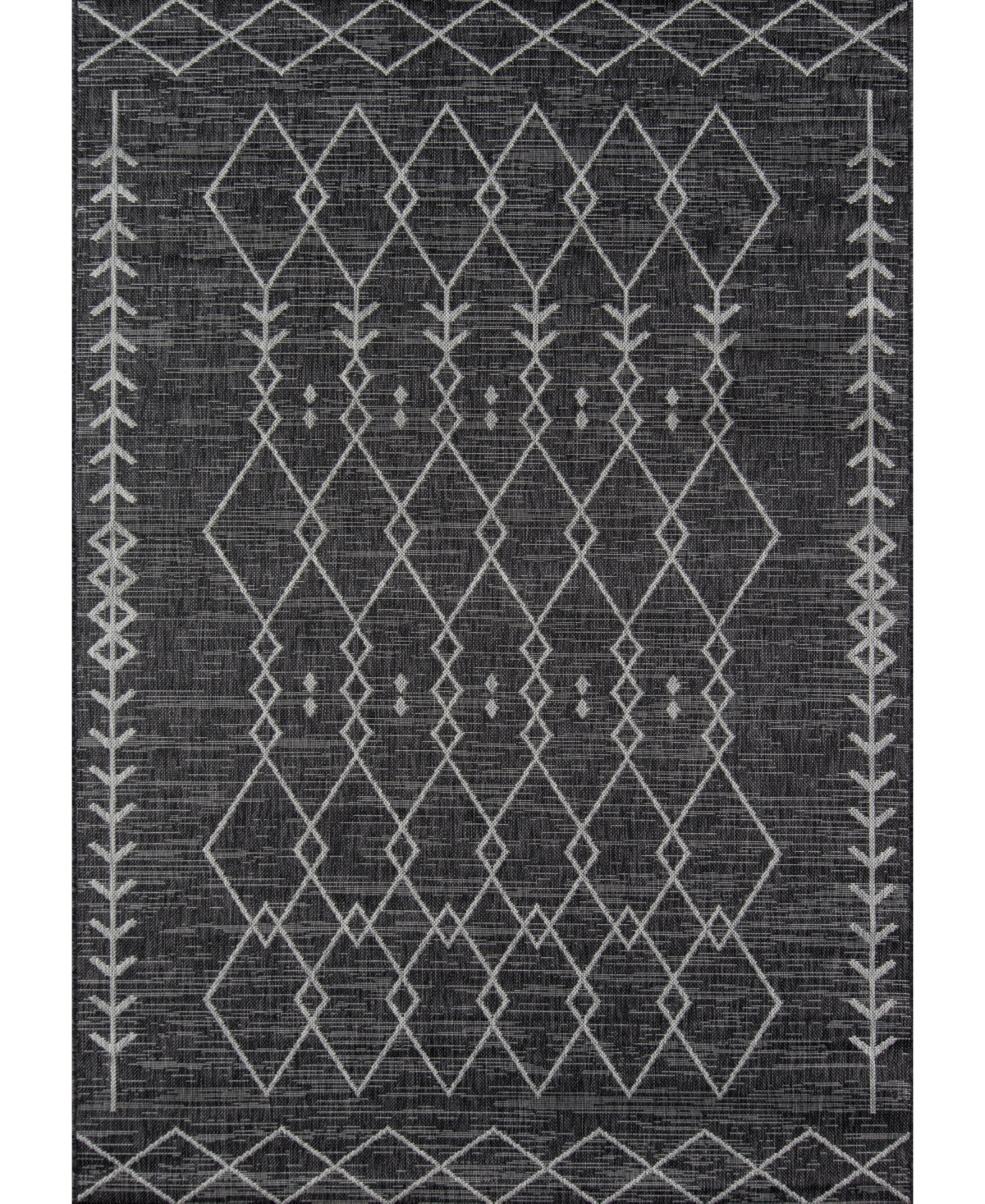 Novogratz Villa Vi-08 Charcoal 710 x 1010 Outdoor Area Rug - Charcoal