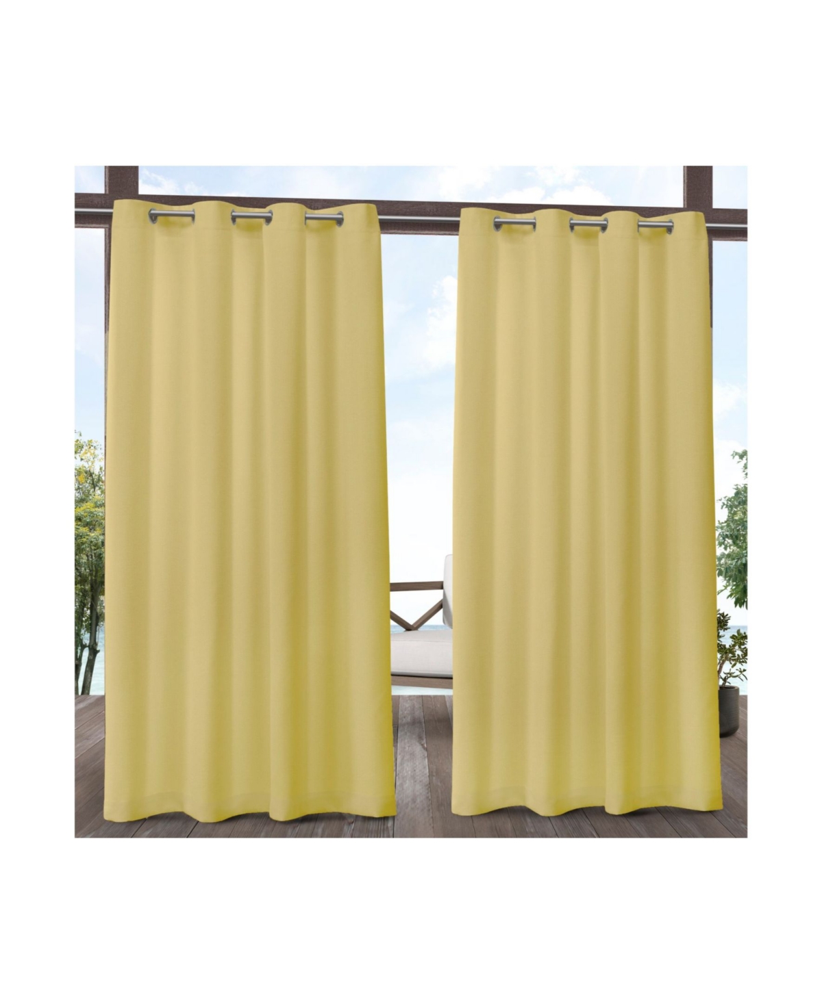 Click here for Exclusive Home Biscayne Indoor/Outdoor Grommet Top... prices