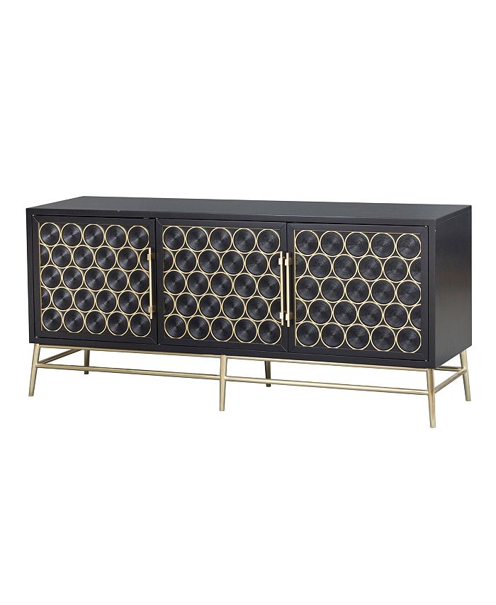 Samuel Lawrence Hardison 3-Door Wine Console - Macy's