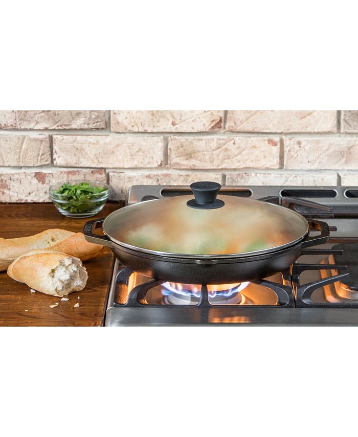 Lodge Cast Iron Lodge Chef Collection 12" Everyday Pan - Macy's
