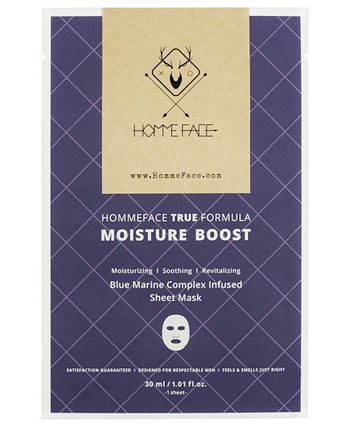 HOMMEFACE Moisture Boost Sheet Mask Set for Men, 6ct - Macy's