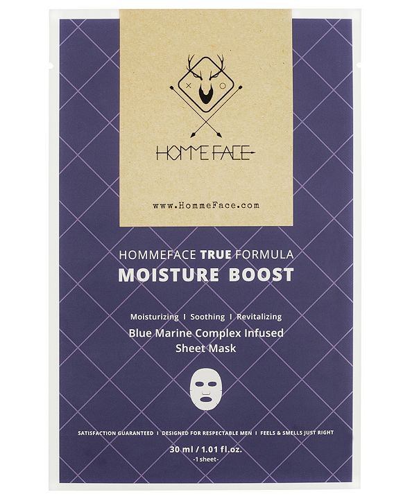 HOMMEFACE Moisture Boost Sheet Mask Set for Men, 6ct & Reviews - Skin ...