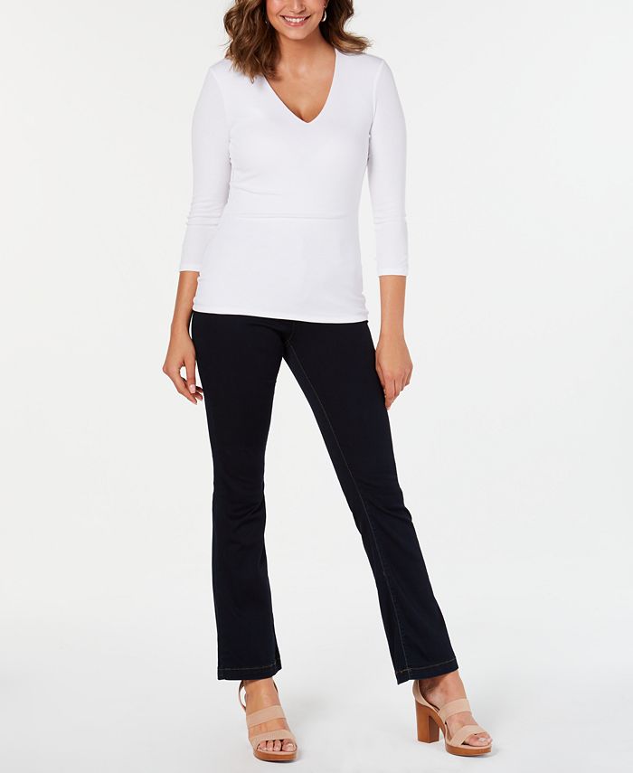 INC International Concepts Ribbed Top, Created for Macy's & Reviews ...