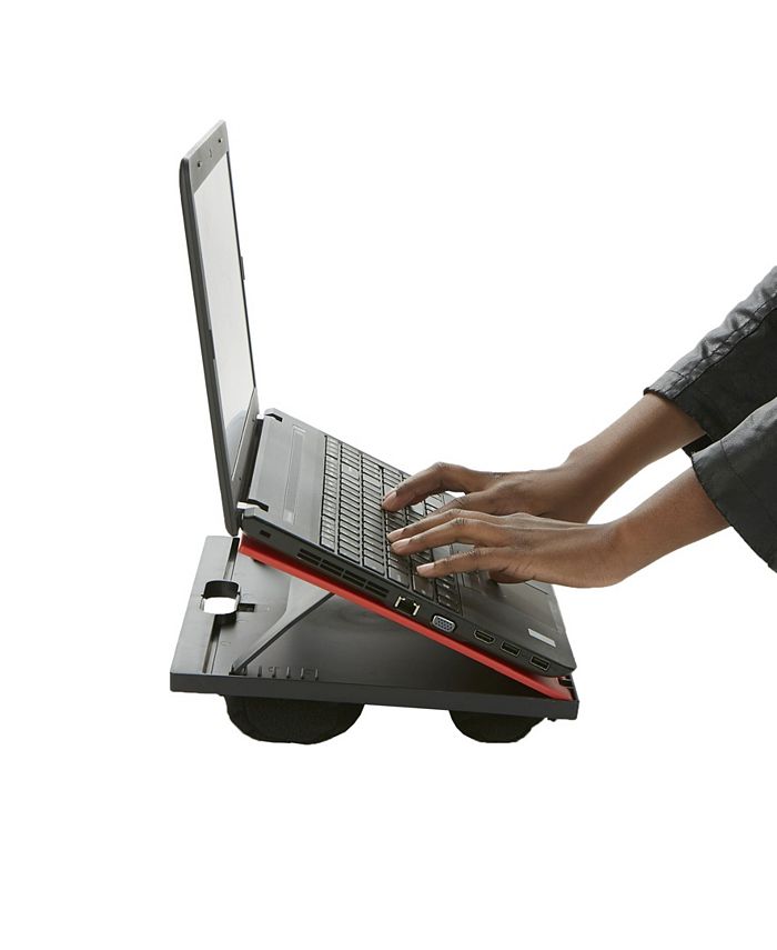 Mind Reader Adjustable 8 Position Lap Top Lap Desk, Laptop Holder - Macy's