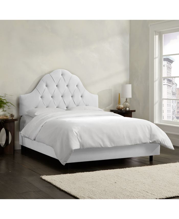 Skyline High Arch Diamond Tufted Bed - Twin - Macy's