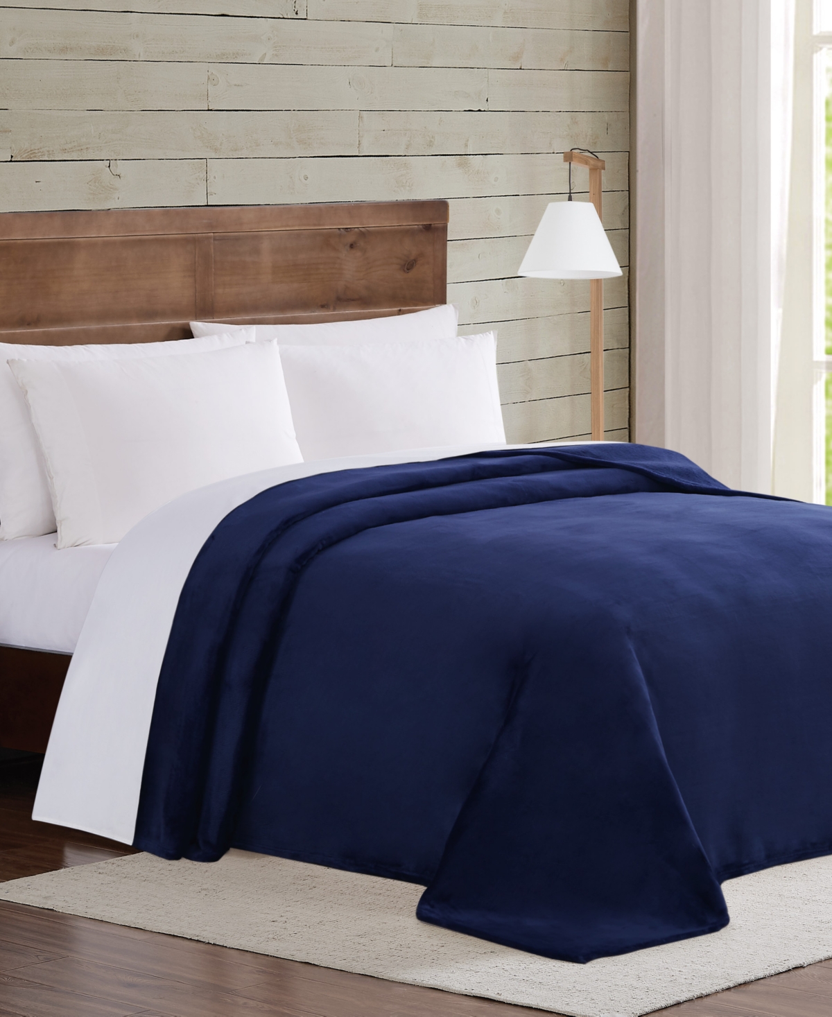 Click here for Truly Soft Velvet Plush Blanket  King - Navy prices