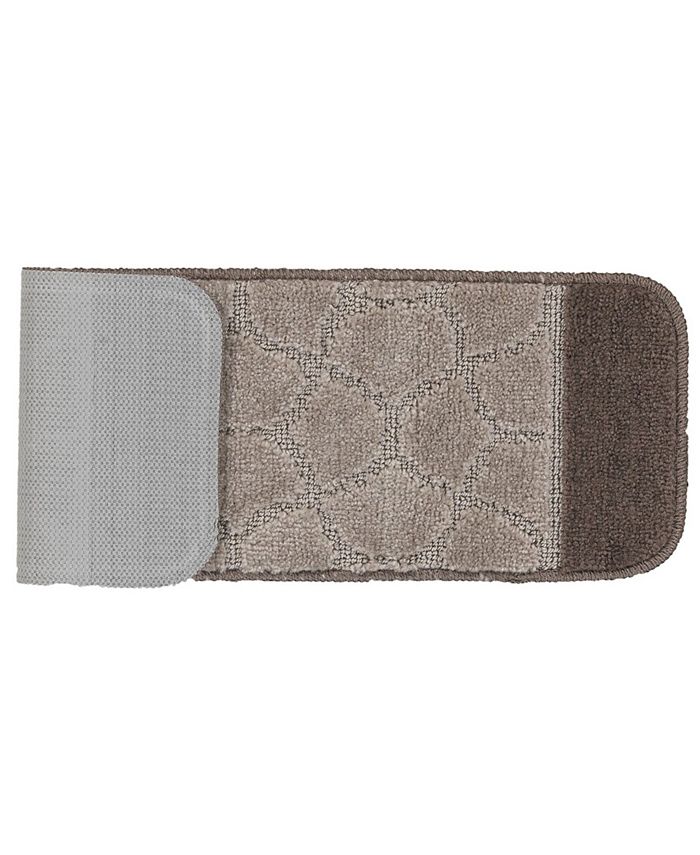 Ottomanson Softy Collection Non-Slip Rubber Backing Stair Tread Pack of ...