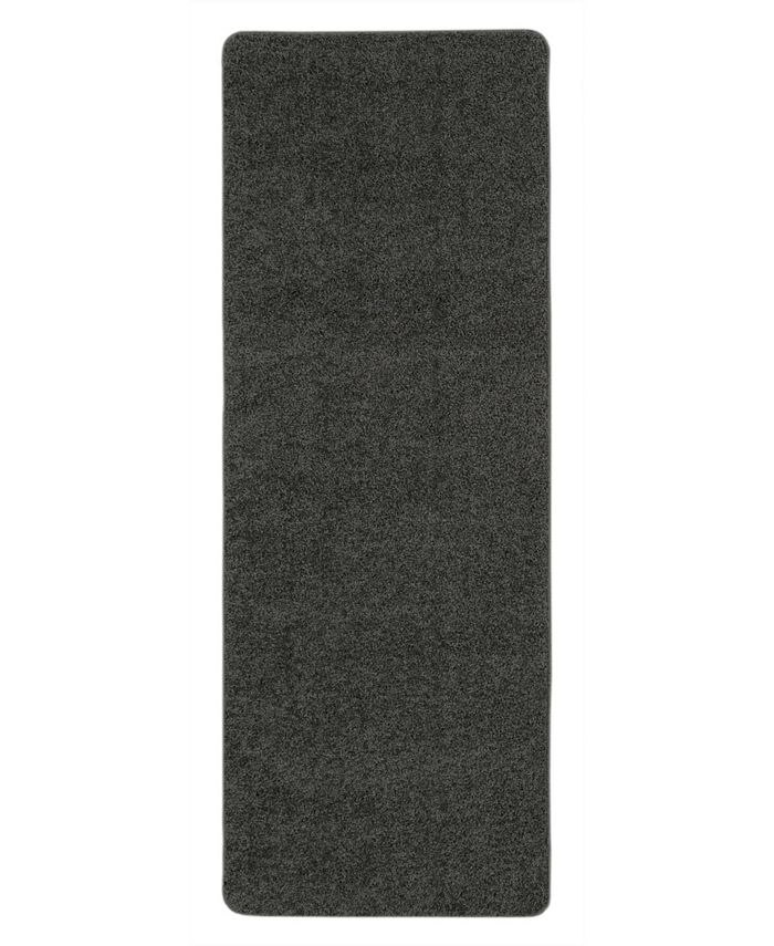 Ottomanson Luxury Collection Solid Runner Rug With Non-Slip/Rubber ...
