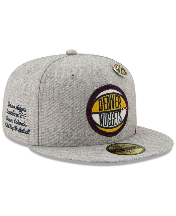 New Era Denver Nuggets 2019 On-Court Collection 59FIFTY Fitted Cap - Macy's