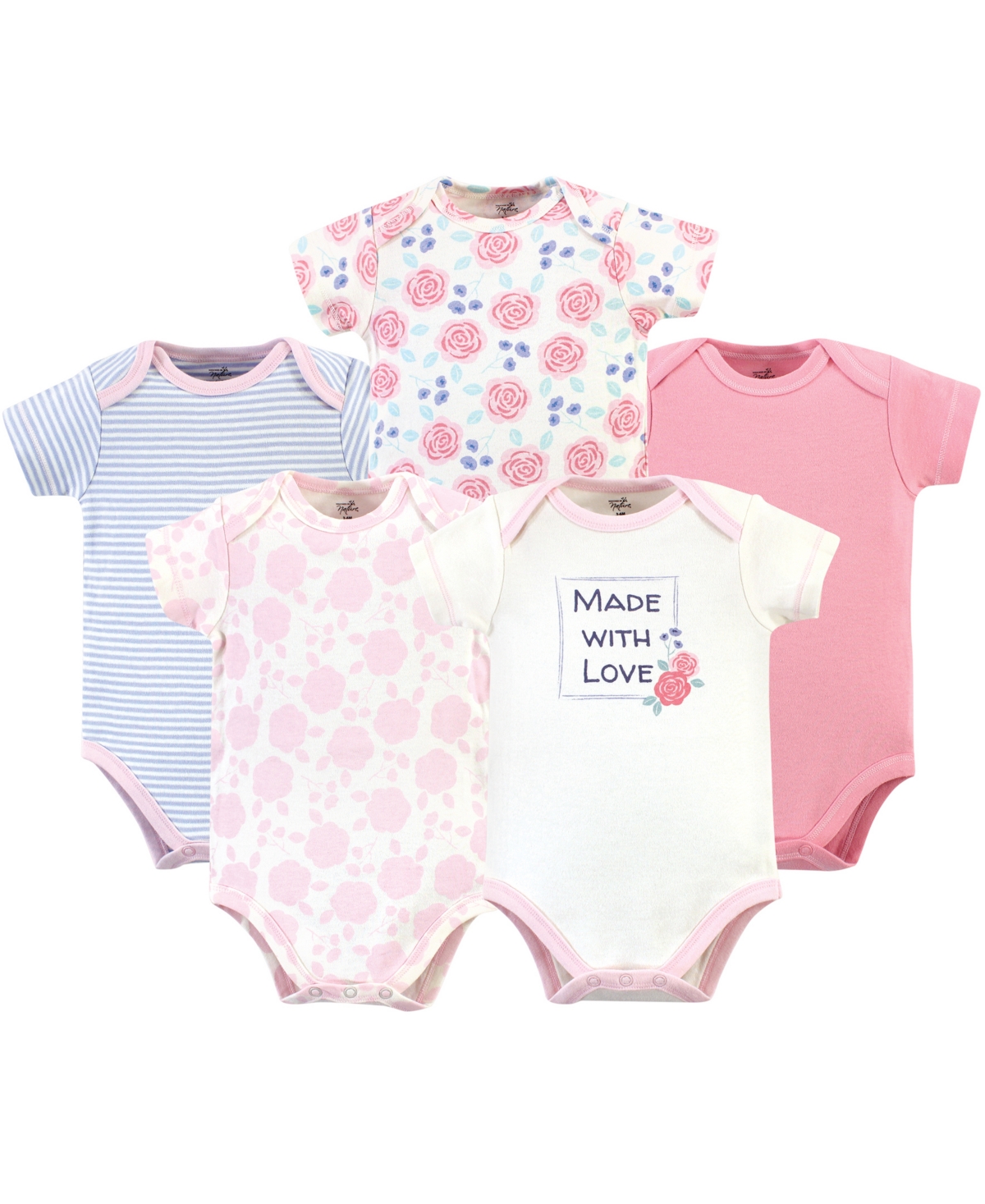 Click here for Touched by Nature Baby Girls Natural Cotton Bodysu... prices