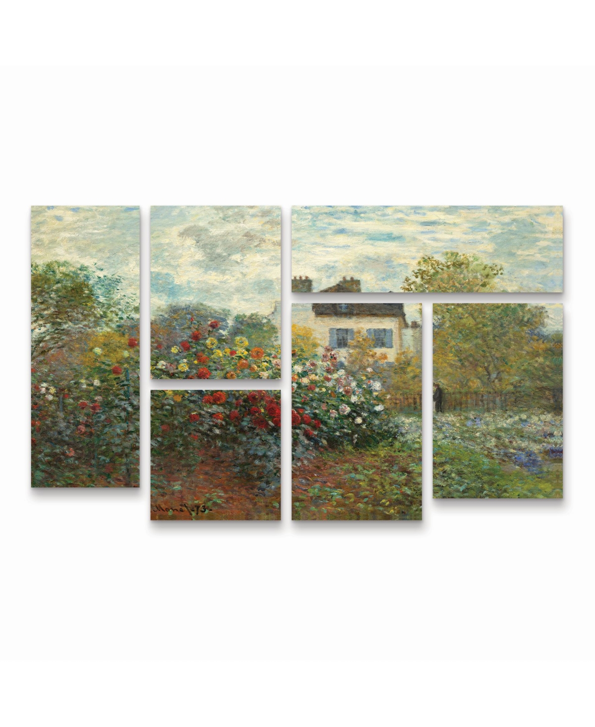 Click here for Claude Monet The Artists Garden at Argenteuil Mult... prices